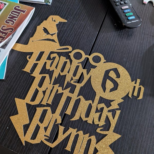 Custom 007 Cake Topper Svg, Personalized Name and Age Happy Birthday ...