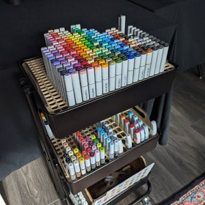 Copic Sketch Marker and Old Style Refills Storage Grid for Cart - Etsy