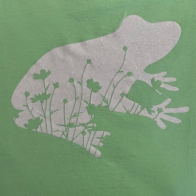 Floral Frog SVG, Frog With Wildflowers Cut File, Tree Frog With Flowers ...