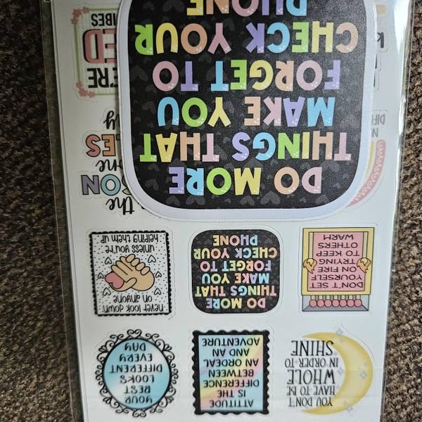 Everything is Fine Sticky Notes, Funny Memo Pad, Cute Notepad, Home ...