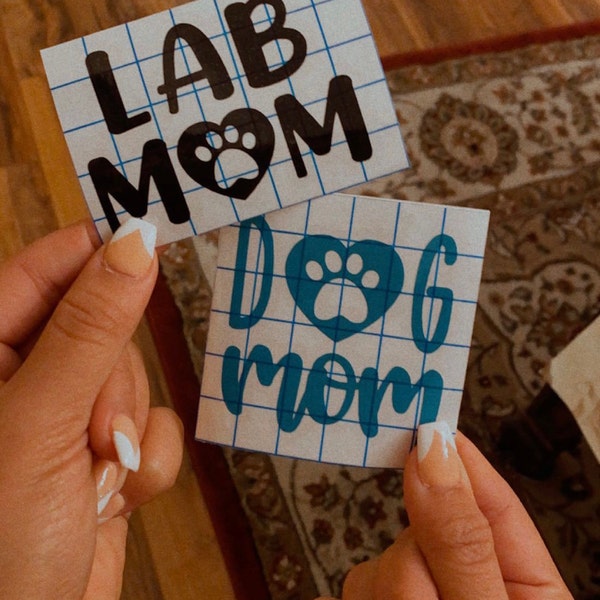 Yorkie Mom Decal - Dog Mom Decal - Yorkie Mom - Fur Mama - Car Decal ...