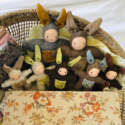 MADE TO ORDER Tiny Mini Magic Baby Waldorf Cuddle Doll, Waldorf Doll ...