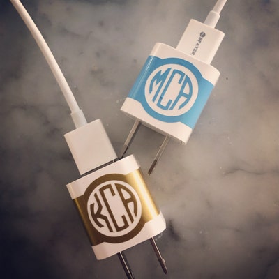 Personalized Charger Decal - Etsy