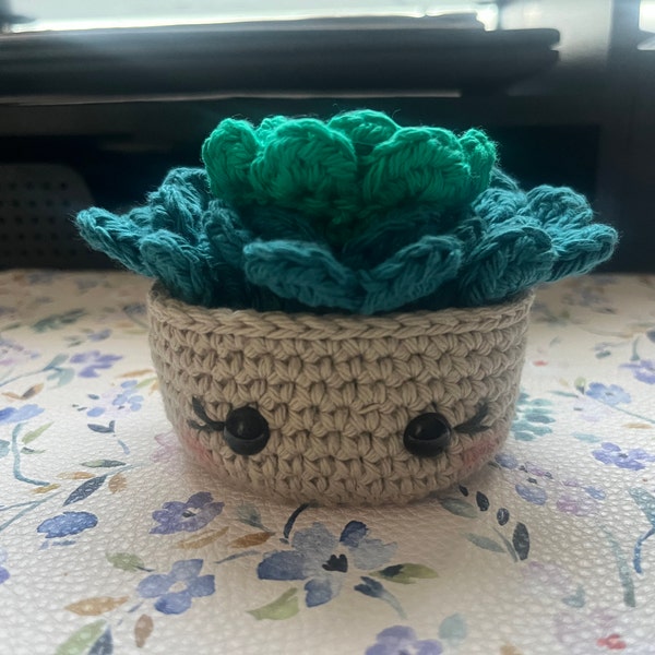 Rosette Succulent Coaster Set - Etsy