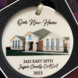 Personalized New Home Photo Ornament Custom House Address - Etsy
