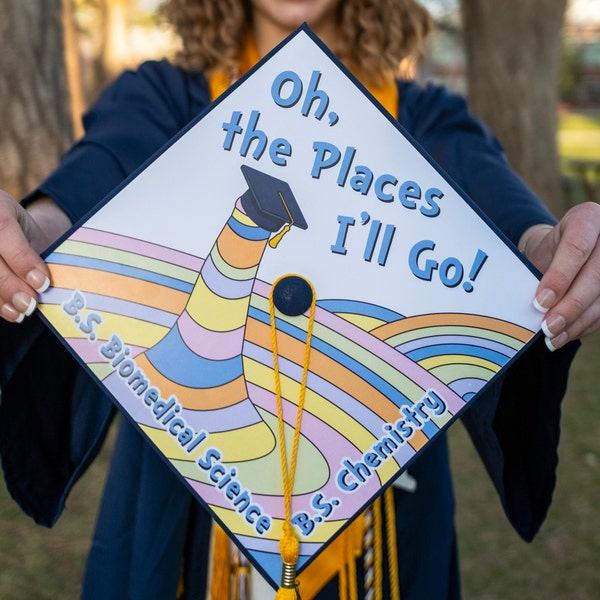 Custom Grad Cap Topper That's A Wrap Movie Theater Graduation Cap Film ...