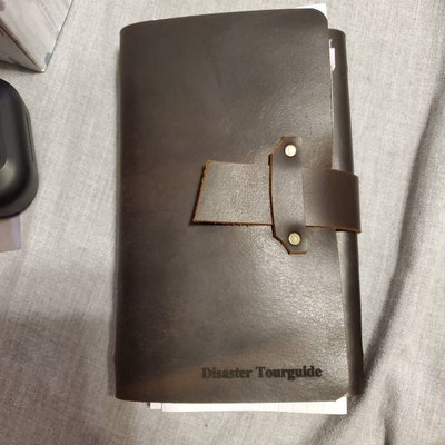 Leather A6 Journal Cover,size A6 6 Ring Leather Refillable Planner ...