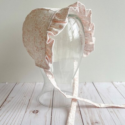 Ruffle Bonnet Pattern, Bonnet PDF Baby Bonnet Pattern, Frill Bonnet ...