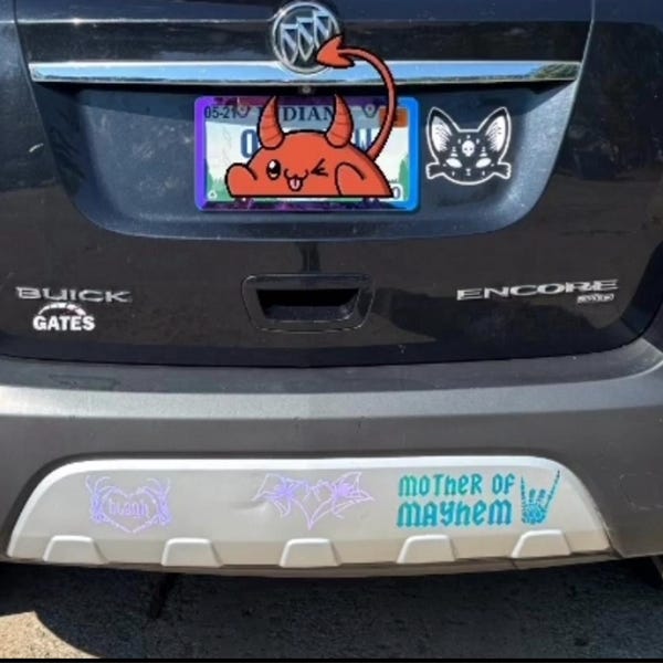 Car Decal Mother of Mayhem, Alternative, Vinyl Decal, Mama, Chaos ...