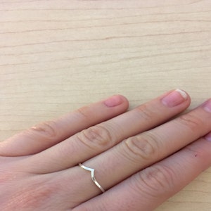 Pointy Ring Recycled Sterling Silver Ring - Etsy