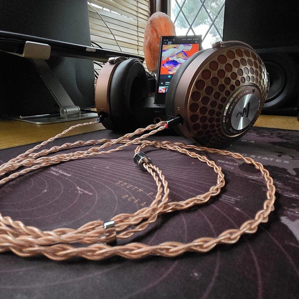 Cable for Iems Monitor 2pin 0.78mm Silver Plated Copper 7N OCC Litz ...