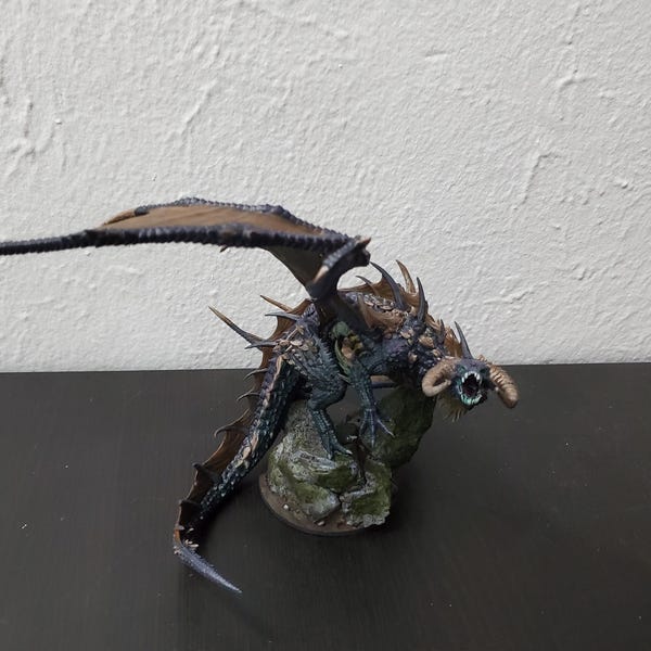 Black Dragon Miniature - Rescale Miniatures - Dnd Miniatures - Role ...
