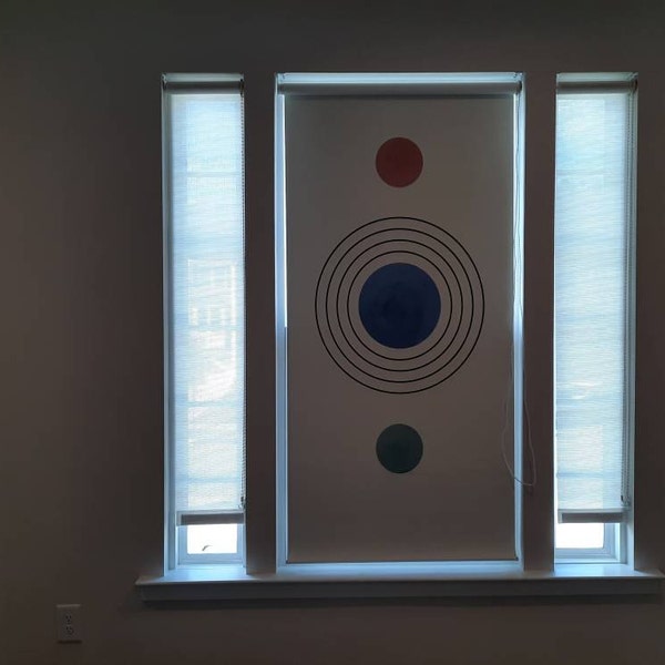 Custom Made Window Roman Shade Pink Theme Dusty Pink Rose Color Nursery ...