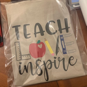 Teach Love Inspire SVG / Cut File / Cricut / Commercial Use ...