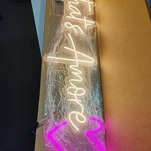 Custom Neon Name Sign for Kids, Personalized Neon Sign Bedroom, Nursery ...