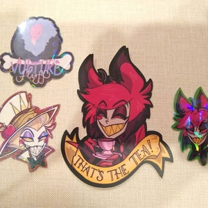 Thats the Tea hazbin Hotel Alastor Sticker - Etsy