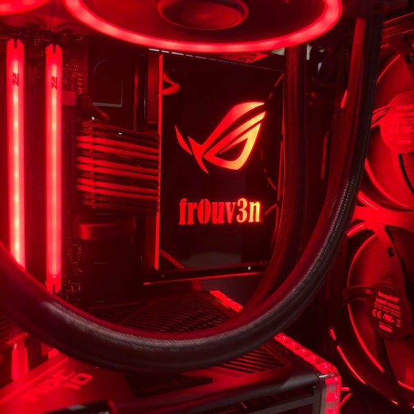 Personalized Gaming Computer RGB Plate,gaming Pc Mods, Custom Pc RGB ...