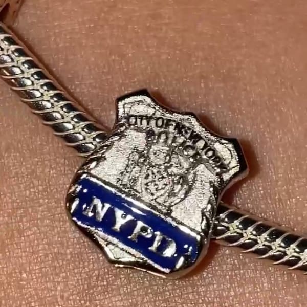 NYPD Shield Pendant - Police Officer - Sterling Silver - Etsy