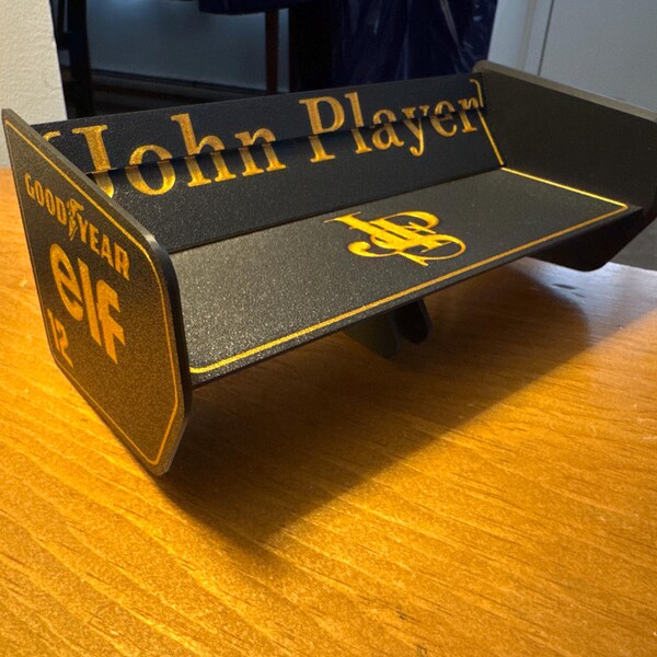 Ayrton Senna Lotus 98T F1 Spoiler Wing Replica: 3D Printed Racing Gift ...