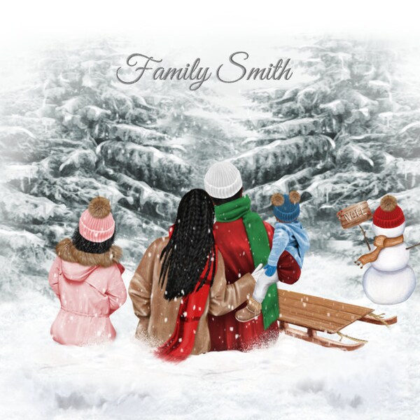 Christmas Winter Family Holiday Season DIY Clipart, Free Commercial Use ...