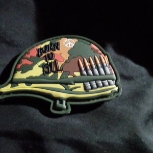 The Tactical Born to Kill Full Metal Jacket Helmet REFLECTIVE Decal ...