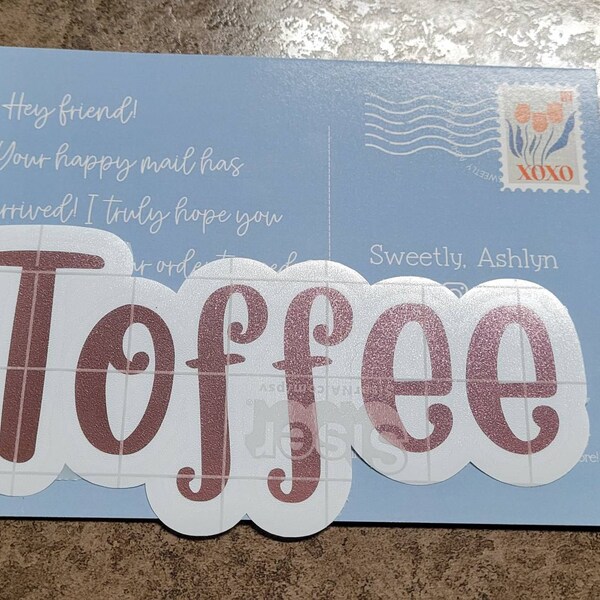 Layered Teacher Font // Custom Vinyl Name Decal // Vinyl Stickers ...