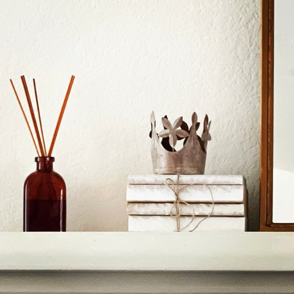 Mid-century Modern Stacked Books | Book Decor | Boho Decor | Book Stack ...