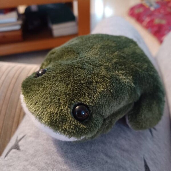 Weighted Frog Plushie - Beanie Frog, Multiple Colors, Handmade Frog ...