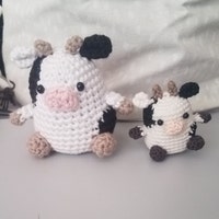 Tiny Cow Crochet Pattern, Amigurumi, PDF Instant Download, DIY - Etsy ...