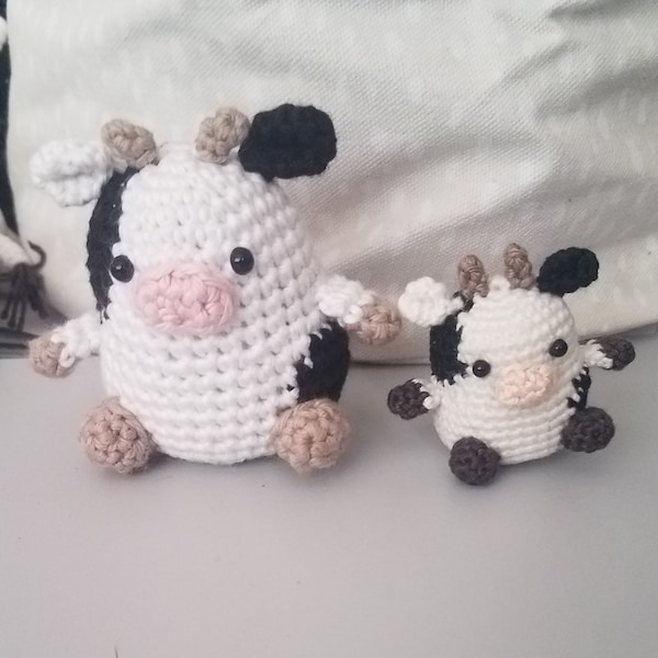 Tiny Cow Crochet Pattern, Amigurumi, PDF Instant Download, DIY - Etsy