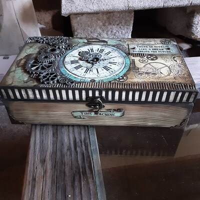 Watch Box for Men/steampunk Watch Box/carpe Diem/personalized Men's ...