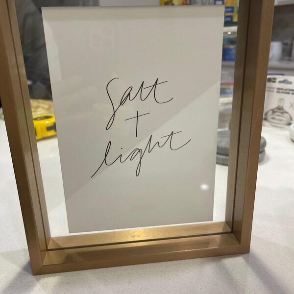 Salt and Light - Digital Print, Printable Art, Christian Wall Art, Salt ...