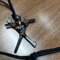 Forged Iron Raido Rad Rune Viking Amulet Runic Nordic Pendant Talisman ...