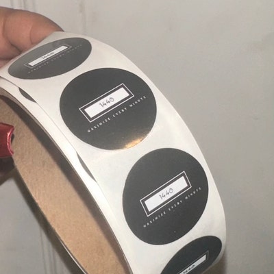 Custom Labels on a Roll, Your Own Design Printed, Water Resistant, Bulk ...