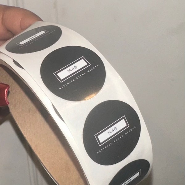 Custom Labels on a Roll, Your Own Design Printed, Water Resistant, Bulk ...