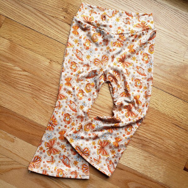 Baby Flare Pant Sewing Pattern, Baby Flared Pants Pattern, Flared Pants ...