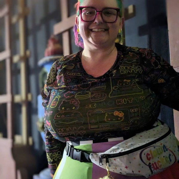 Clowncore Primary Colors Confetti Cotton Canvas Jacket Colorful Bright ...