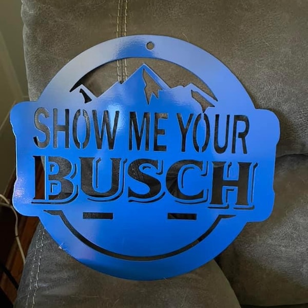 Busch Sign, Bar Sign, Mancave Decor, Gift, Present - Etsy