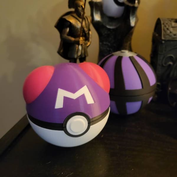 Pokeball Dice Box / GS Ball, Premier Ball, Ultra Ball, Masterball ...