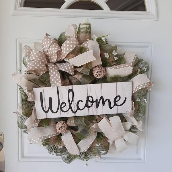 Fall for Jesus Wreath, Autumn Christian Door Decor, Rustic Fall Wreath ...