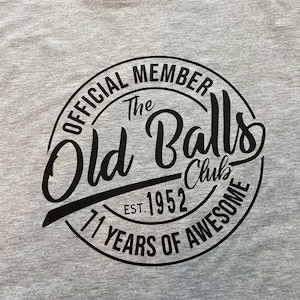 50th Birthday Svg, Official Member the Old Balls Club Est 1974, 50th ...