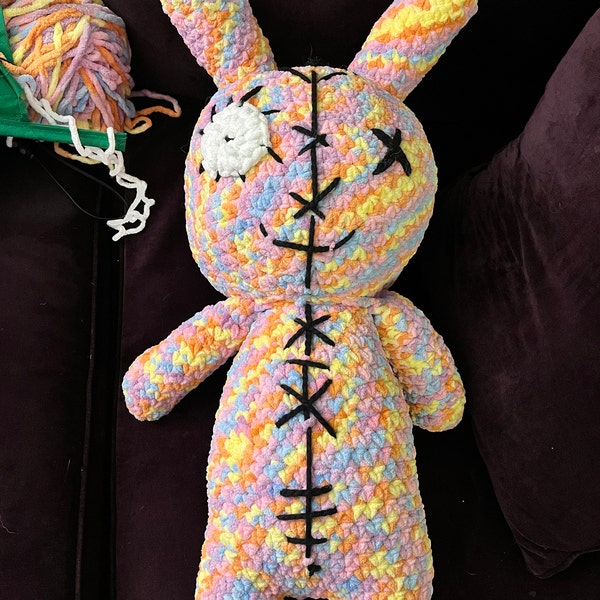 Amigurumi Voodoo Rabbit Crochet Pattern. Creepy Voodoo Bunny, Languages ...