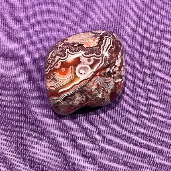 Mexican Crazy Agate Tumbled Stones | Mexican Lace Agate Pocket Stones ...