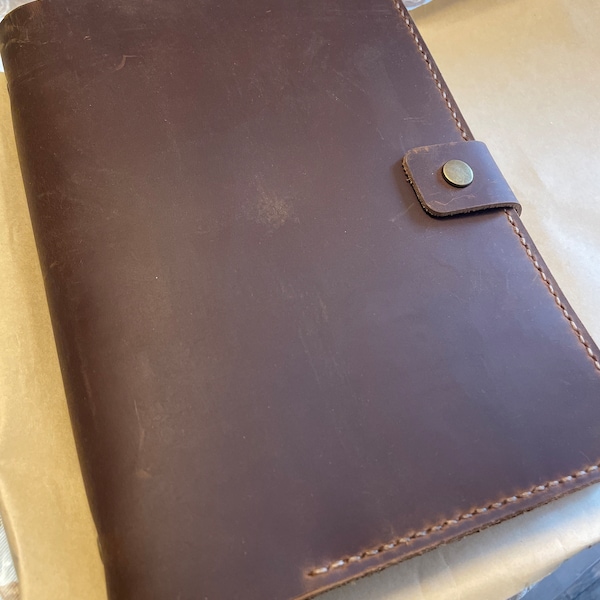 Refillable Personalized Leather Cover With 2025 ~ 2026 Planner, 2026 ...