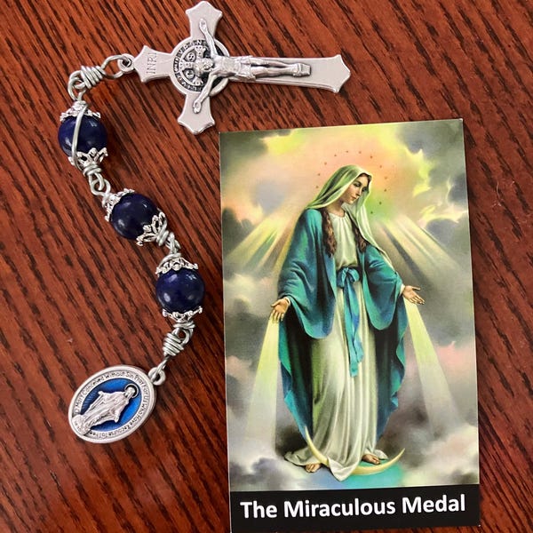 Rosary Bracelet, Miraculous Stainless Steel Beads Men/women Rosary ...