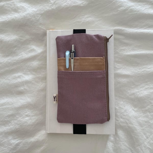 Customized Canvas Planner and Journal Pouch for Journal Supplies, Small ...