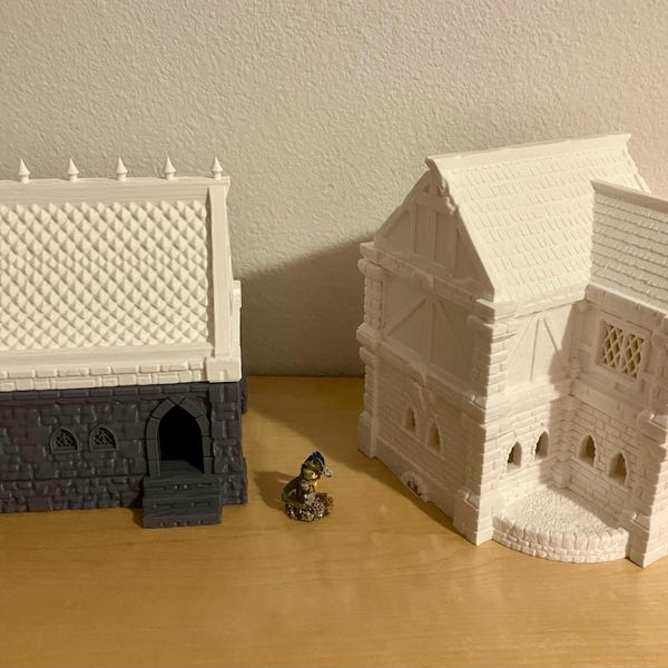 Underdark Keep, Dark Elf, Tower Keep, Dnd Terrain, Tabletop Scenery - Etsy