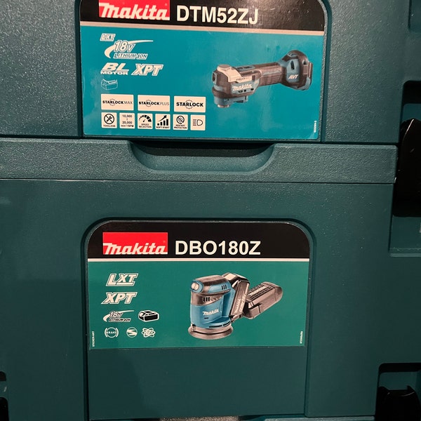 Makita - Festools - MBOX - Bosch - Hikoki Tool Worx Sticker Labels - Etsy