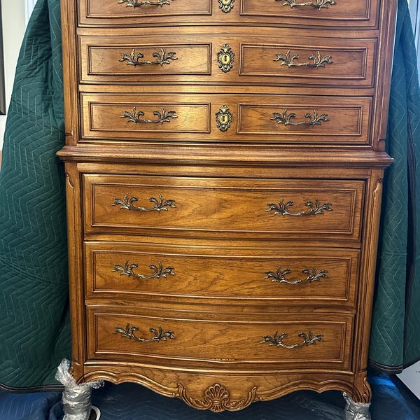 Pick Your Color! Vintage French Provincial Maple Buffet | Sideboard ...