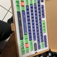 Eva Unit-01 Keycap Set Cherry Profile Coiled Cable Option - Etsy Canada